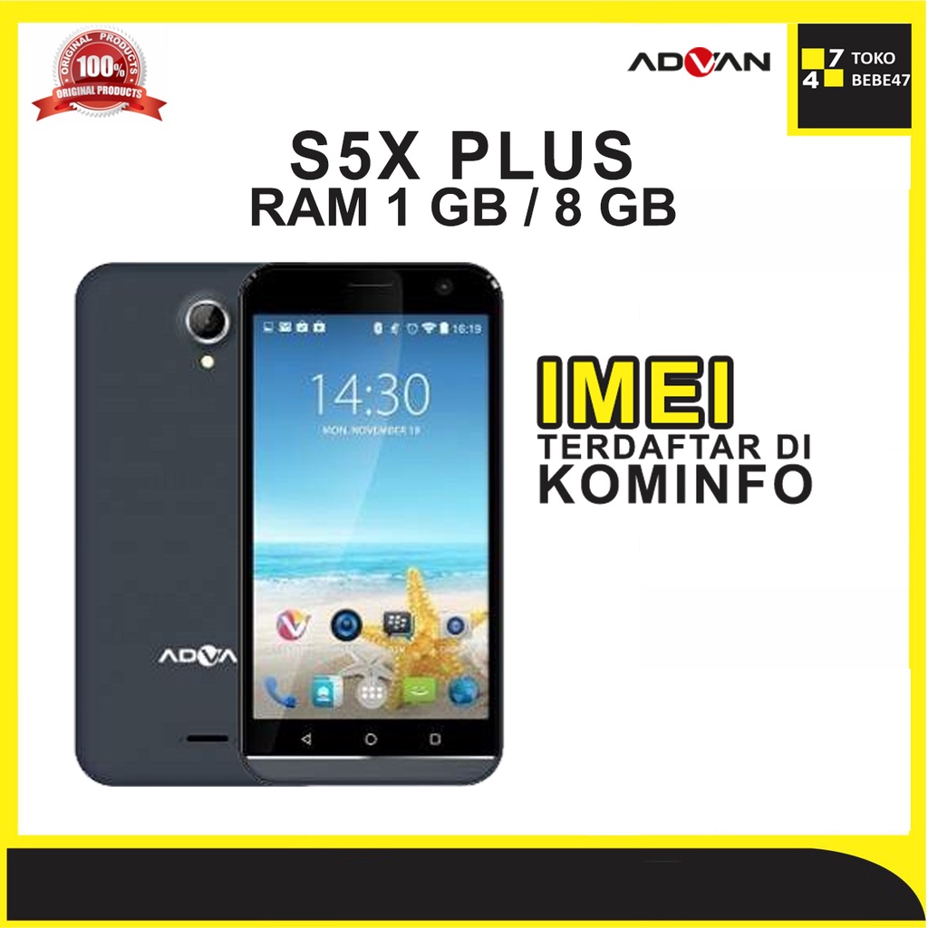 Jual HP ADVAN VANDROID S 5 X PLUS / S5X+ SIGNATURE | Shopee Indonesia