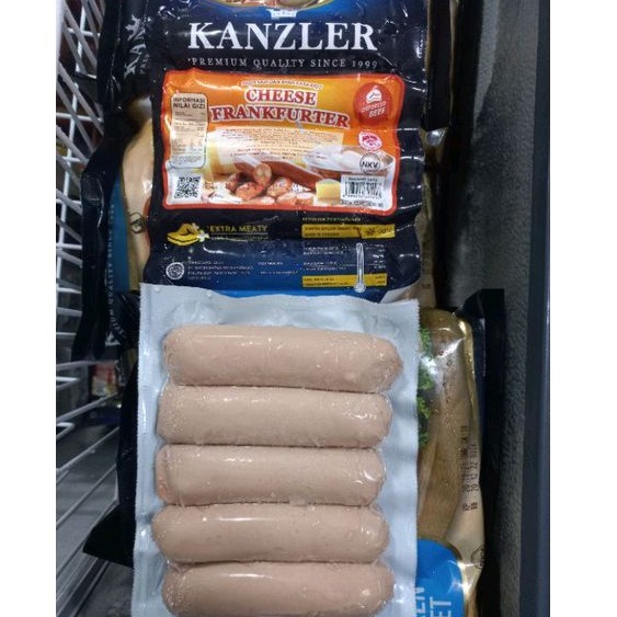 Jual Sosis Cheese Frankfurter Kanzler Sosis keju Jumbo Kanzler Sosis ...