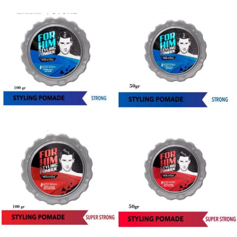 Jual Miranda Pomade For Him 50gr/100gr | Shopee Indonesia