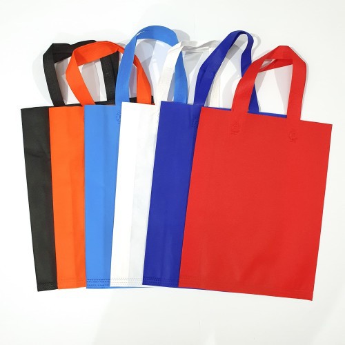 Jual TAS SPUNBOND HANDLE UKURAN 38 x 45 (isi 12pcs) | GOODIE BAG | TAS ...