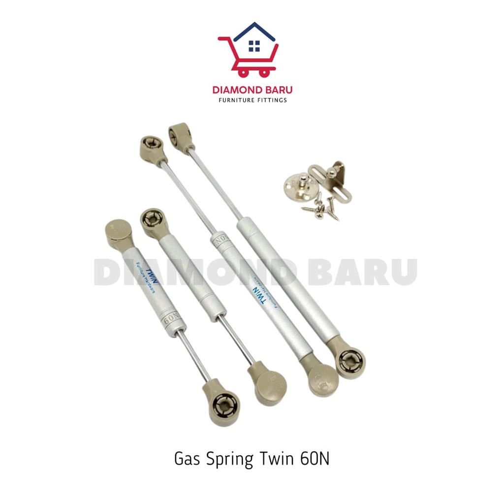 Jual Gas Spring Besi Engsel Hidrolik Pegas Penutup Otomatis Lemari ...