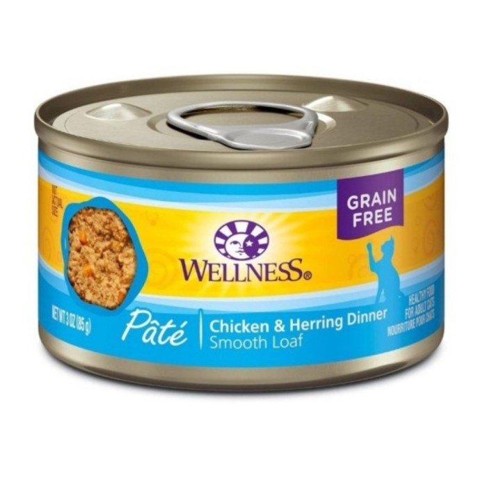 Jual Wellness Complete Health Pate Chicken & Herring - Wet Cat Can Food ...