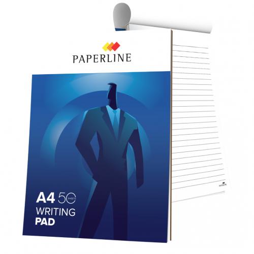 Jual PAPERLINE WRITING PAD A4 ISI 50 LEMBAR / PAPERLINE GARIS A4 50 ...