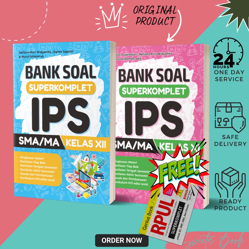 Jual Paket Bank Soal SMA SUPERKOMPLET IPS Kelas XI & XII | Shopee Indonesia