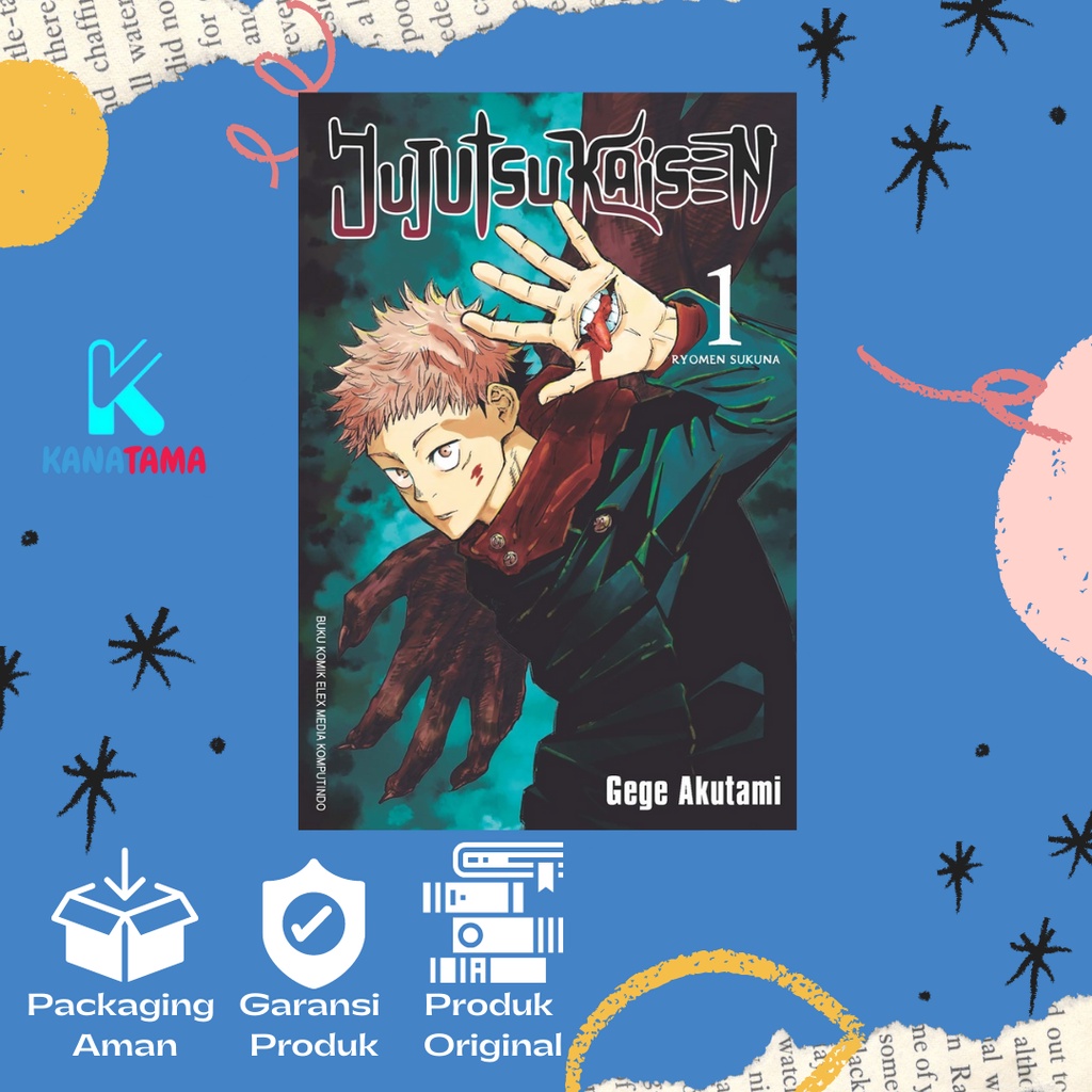 Jual Comics Jujutsu Kaisen 01- Gege Akutami | Shopee Indonesia