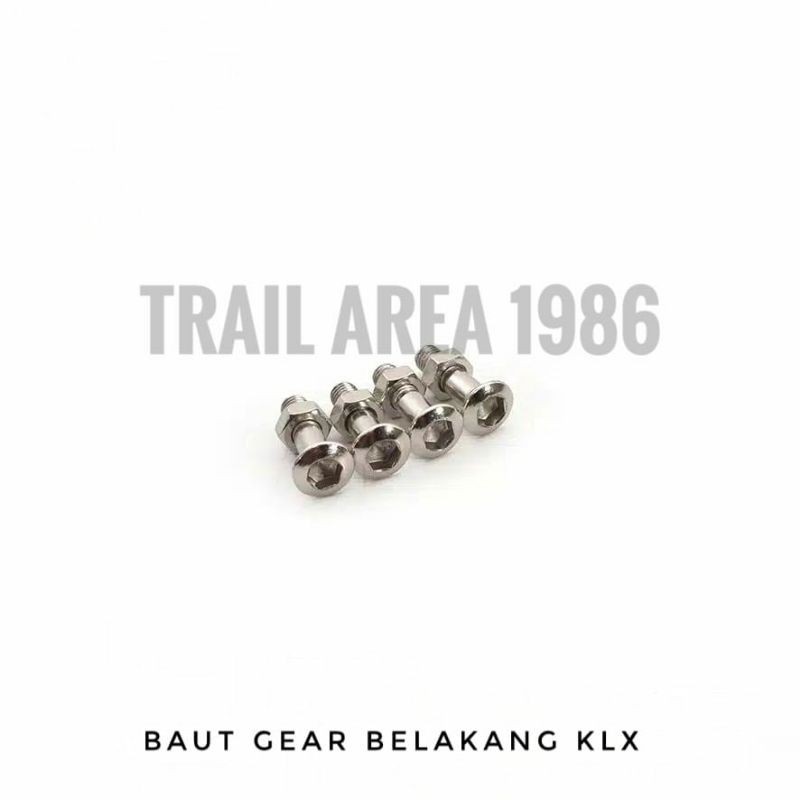 Jual Baut Gear Gir Belakang Spacer CRF KLX 150 BF Dtracker Panjang DT ...