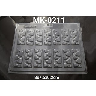 Jual MK-0211 Cetakan mika pagar motif hati | Shopee Indonesia