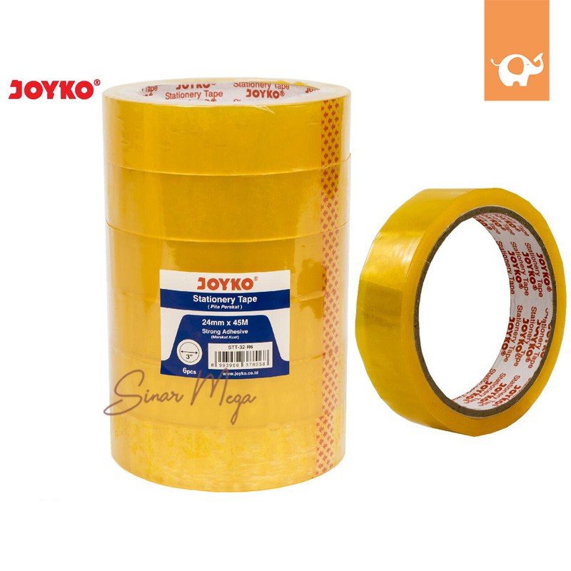 Jual Joyko Isolasi Lakban 24mm x 45m STT-32-R6 / Pita Perekat Selotip ...