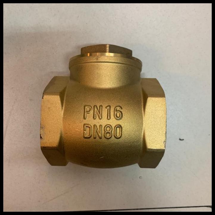 Jual Swing Check Valve Kuningan 3/4 Inch / Klep Tabok Brass | Shopee Indonesia