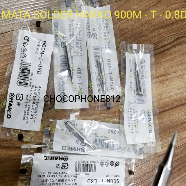 Jual Mata Solder Hakko Mata Solder 900 M - T - 0.8D | Shopee Indonesia