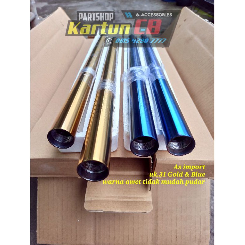 Jual AS gold dan blue uk 31 import warna awet tahan gesek import ...