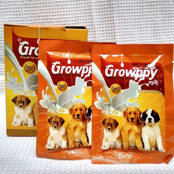 Jual Susu Anjing Growppy dog milk puppy 30gr sachet | Shopee Indonesia