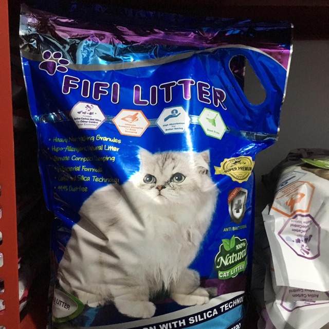 Jual Pasir Kucing Fifi Litter Premium Mengandung Carbon Silica | Shopee ...
