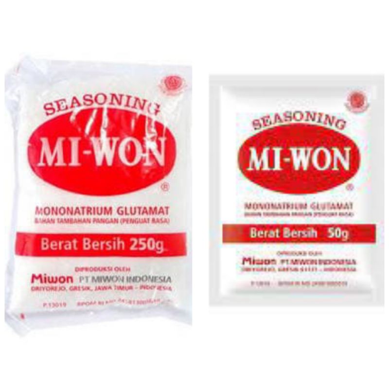 Jual MiWon / Mi-Won - Kemasan 50gr - Kemasan 250gr - 100 Renteng - 500 ...
