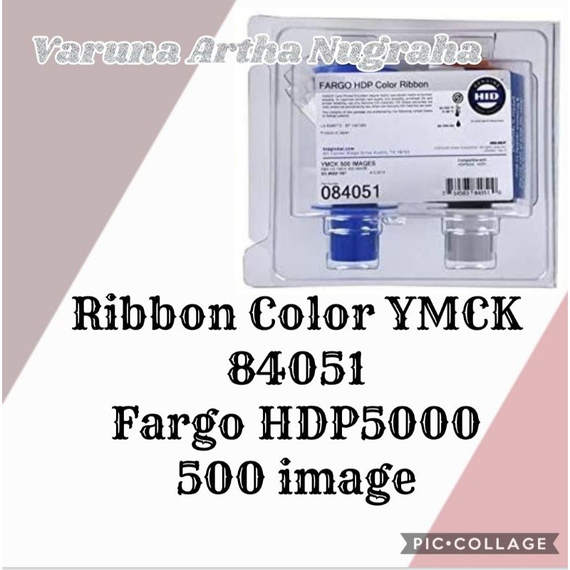 Jual Ribbon Color YMCK 84051 untuk Fargo HDP5000 / Fargo HDP5000 ...