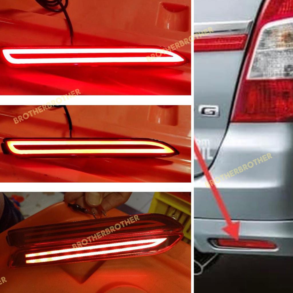 Jual Reflektor Bumper Belakang Innova Lama Old 2007 2008 2010 2012 2015 ...