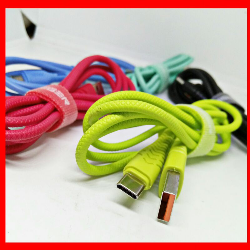 Jual KABEL DATA WARNA WARNI TIPE TYPE C 1,5m MURAH MERIAH | Shopee ...