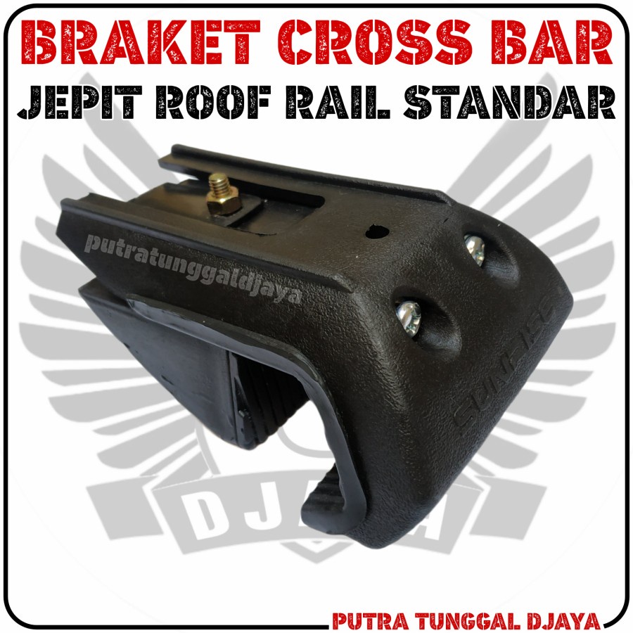 Jual Braket Crossbar Jepit Roof Rail Standar Model Lama Cross Bar ...