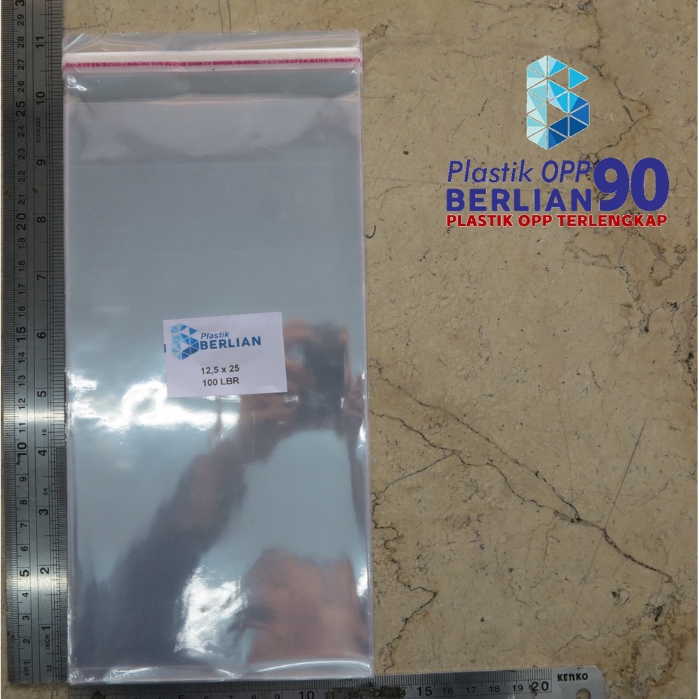 Jual Plastik Opp 12,5x25 cm Plastik Opp Seal Plastik Opp Lem Plastik ...