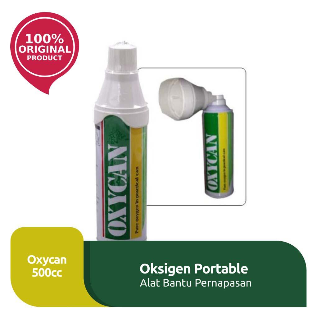Jual Alat Bantu Pernafasan Oksigen Tabung Kecil Kaleng Portable Oxygen Oxycan 500 cc Portabel ...