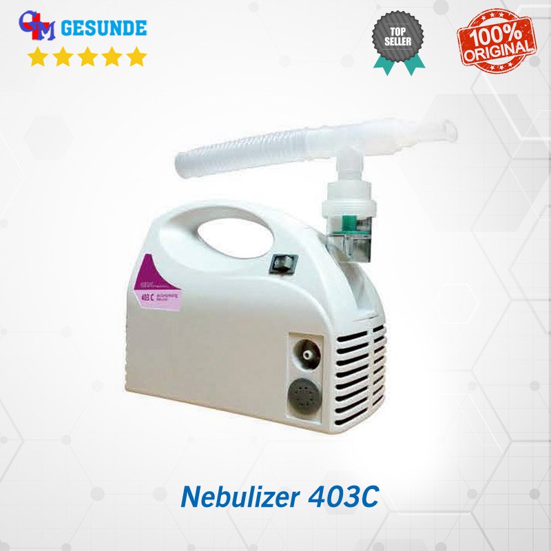 Jual Nebulizer Alat Uap Bantu Napas Nebulizer Air Compressing 403c ...