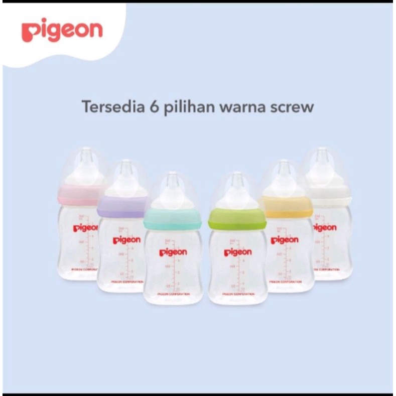 Jual Pigeon Bottle Peristaltic Soft Touch Wide Neck 160ml ( satuan) | Shopee Indonesia
