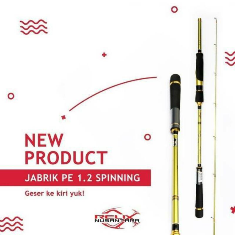 Jual Joran Jabrik 662SP PE 1.2 Light Jigging Series | Free Sticker RN ...
