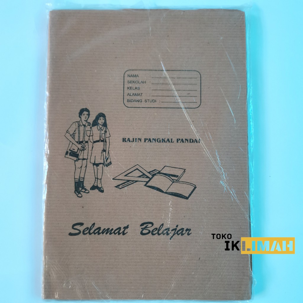 Jual Sampul Buku Quarto Coklat Study Isi 70 Lembar / Jilid Kwarto ...