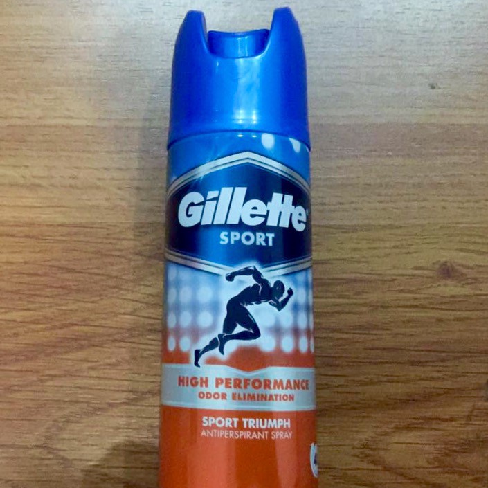 Jual Gillette Sport - Triumph Anti Perspirant Spray 150 ml | Shopee ...