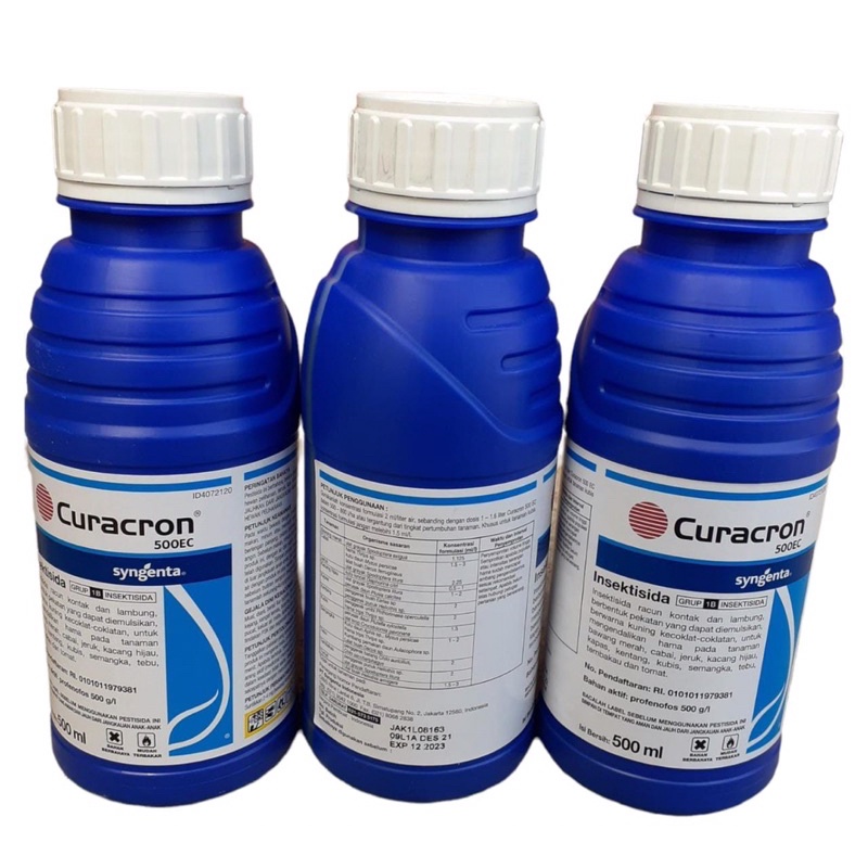 Jual INSEKTISIDA CURACRON CURACORN 500 ml PROFENOFOS 500g/l 100% ...