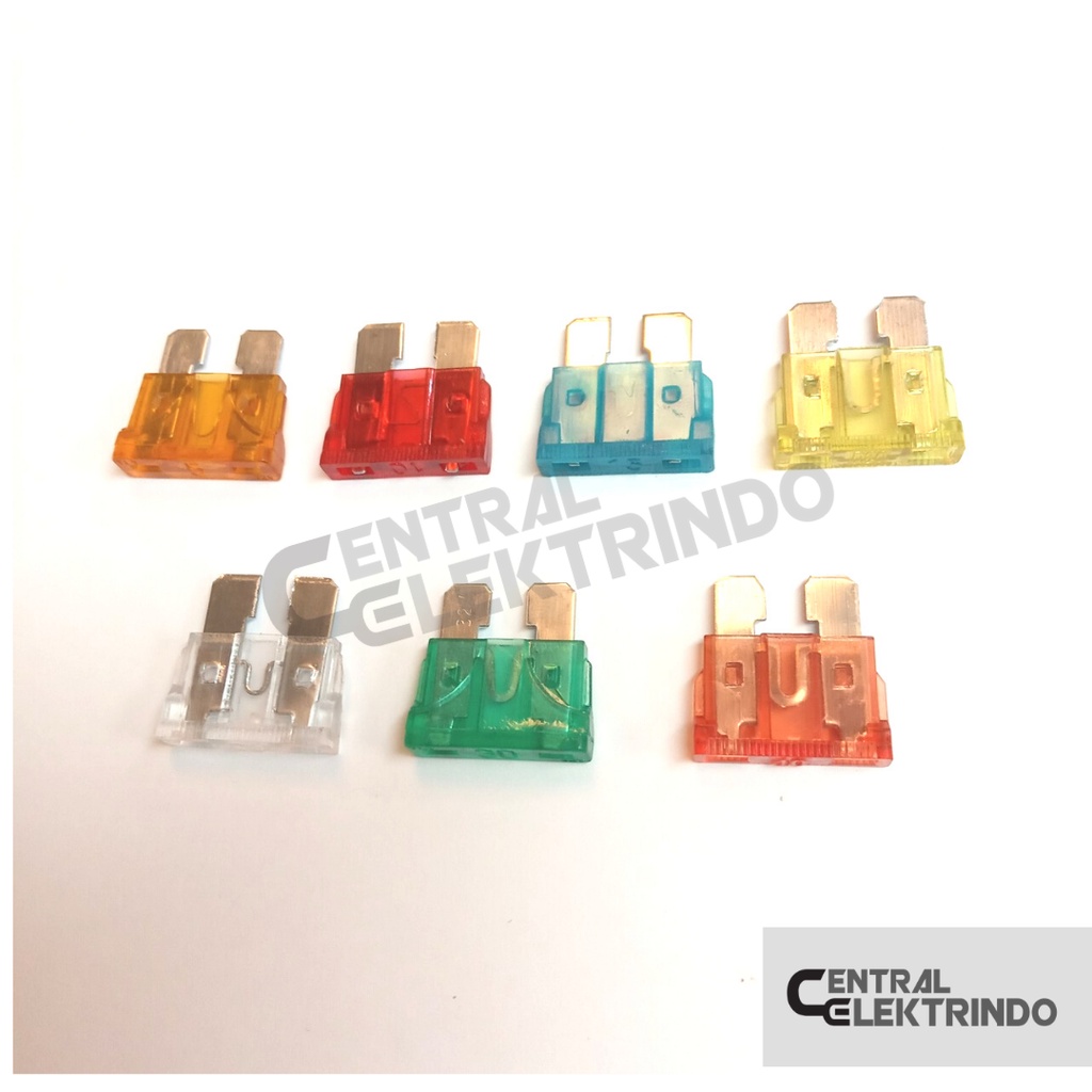 Jual Sekring Tancap Mobil Fuse Motor BESAR 5A 10A 15A 20A 25A 30A 40A ...