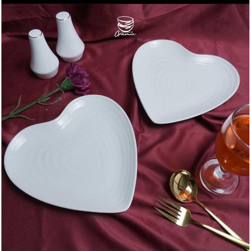 Jual Piring Cantik / Piring Lucu / Love Plate / Piring Keramik | Shopee ...