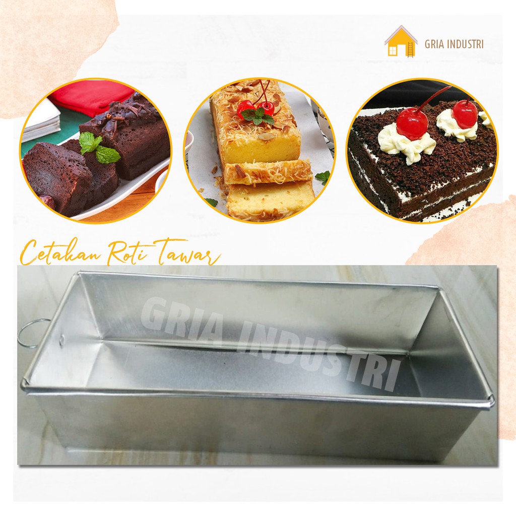 Jual Cetakan / Loyang Roti Tawar T 7 x 30 | Shopee Indonesia