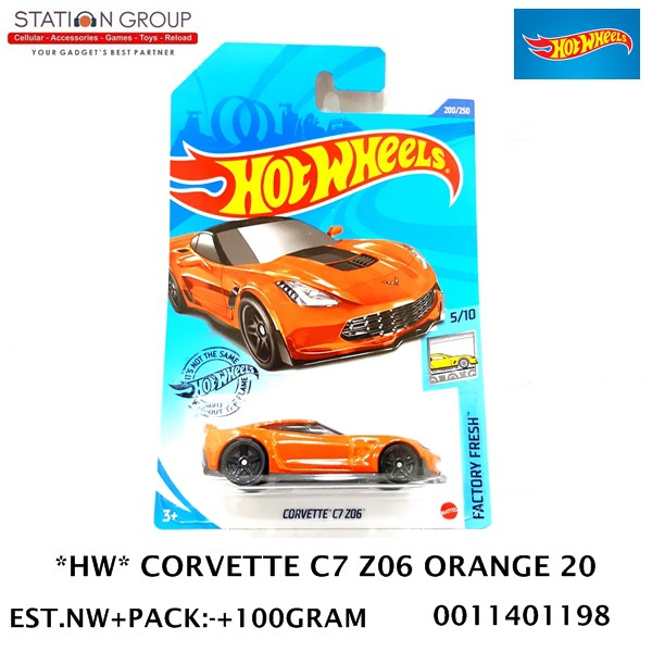 Jual HOT WHEELS HW CORVETTE C7 Z06 ORANGE 20 - DIECAST | Shopee Indonesia