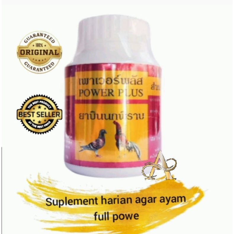 Jual POWER PLUS Vitamin Stamina Ayam Tarung (100 pills) | Shopee Indonesia