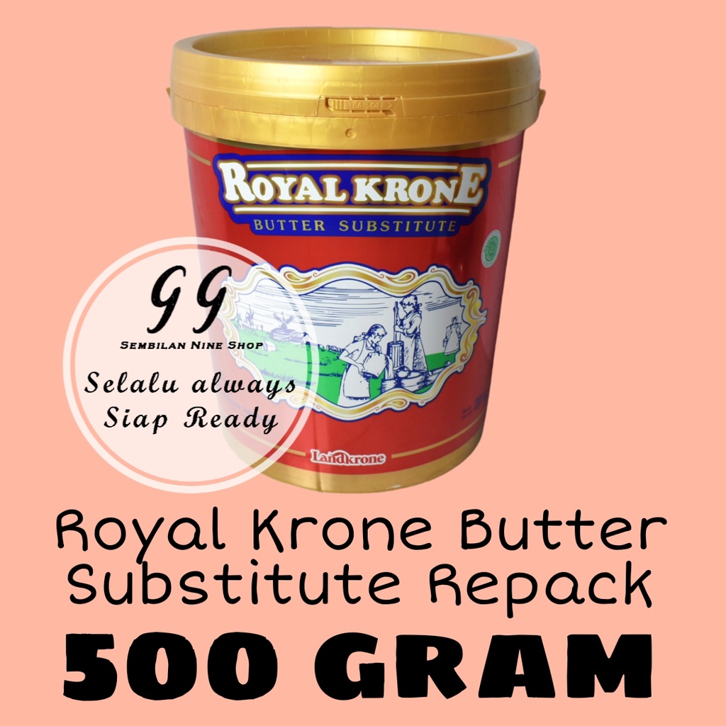 Jual ROYAL KRONE 500 Gram BUTTER SUBSTITUTE Mentega Landkrone Halal | Shopee Indonesia
