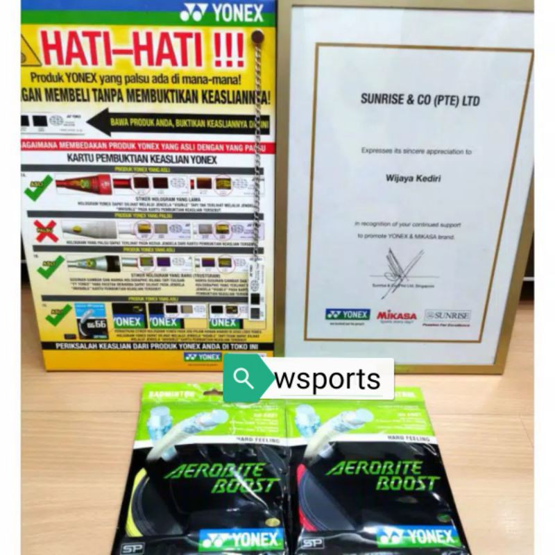 Jual Senar Badminton Yonex Aerobite Boost Original | Shopee Indonesia