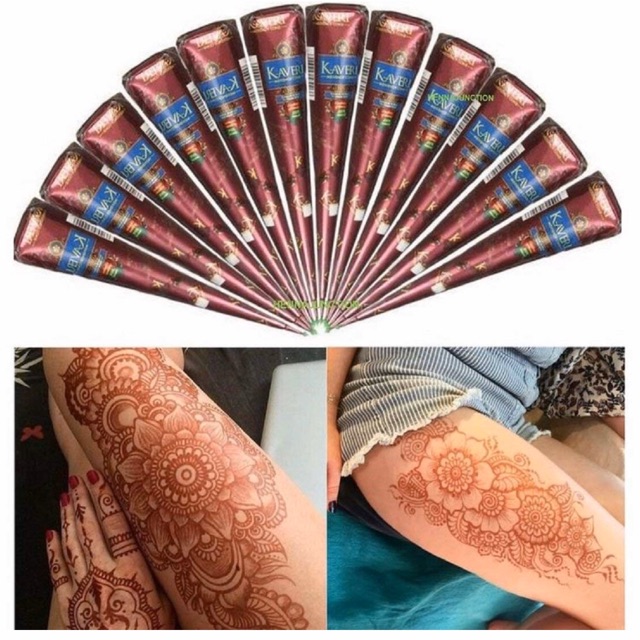 Jual Kaveri mehndi cone // henna cone | Shopee Indonesia