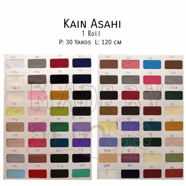 Jual KAIN ASAHI FURING GULUNGAN 1 ROLL KAIN ASAHI PER ROLL LASATEX ...