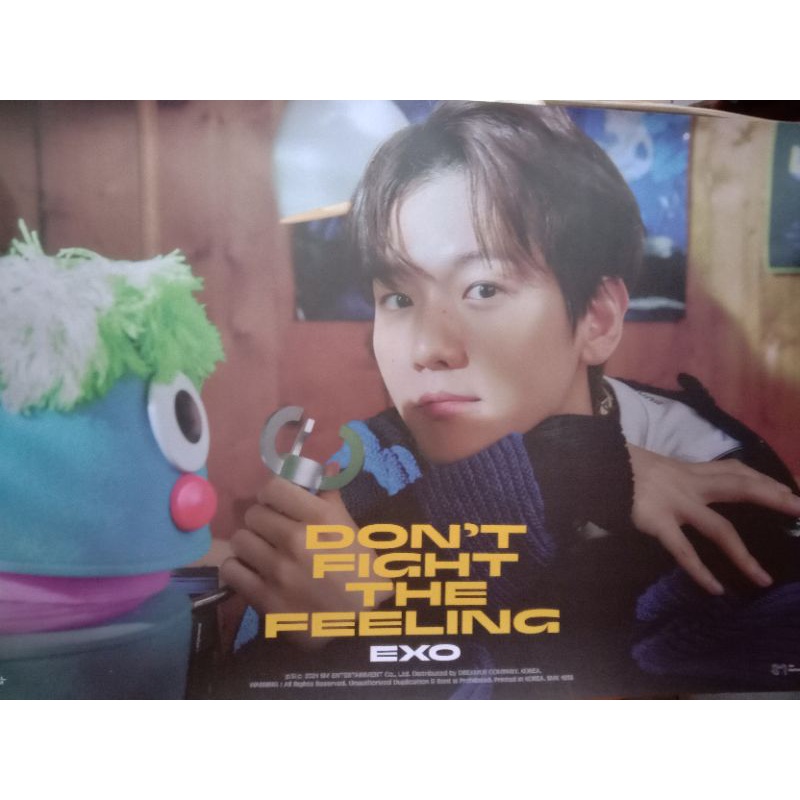 Jual EXO BAEKHYUN DON'T FIGHT THE FEELING DFTF POSTER OFFICIAL (INC ...