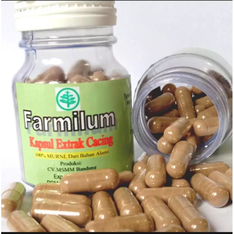 Jual KAPSUL EXTRA CACING OBAT HEPATISIS ASAM URAT // KOLESTEROL ...
