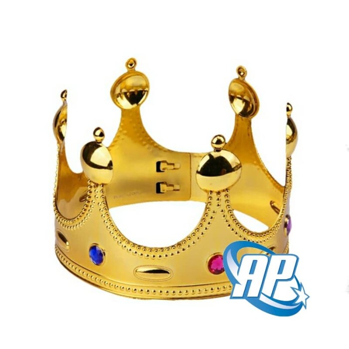 Jual Terbatas Mahkota King Gold 2/ Mahkota Raja / Mahkota Ultah ...