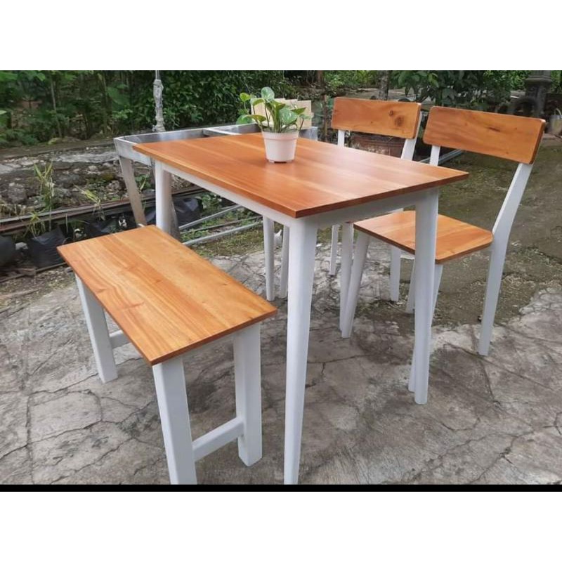 Jual meja kafe, meja kopi, meja makan minimalis, kayu solid, | Shopee ...
