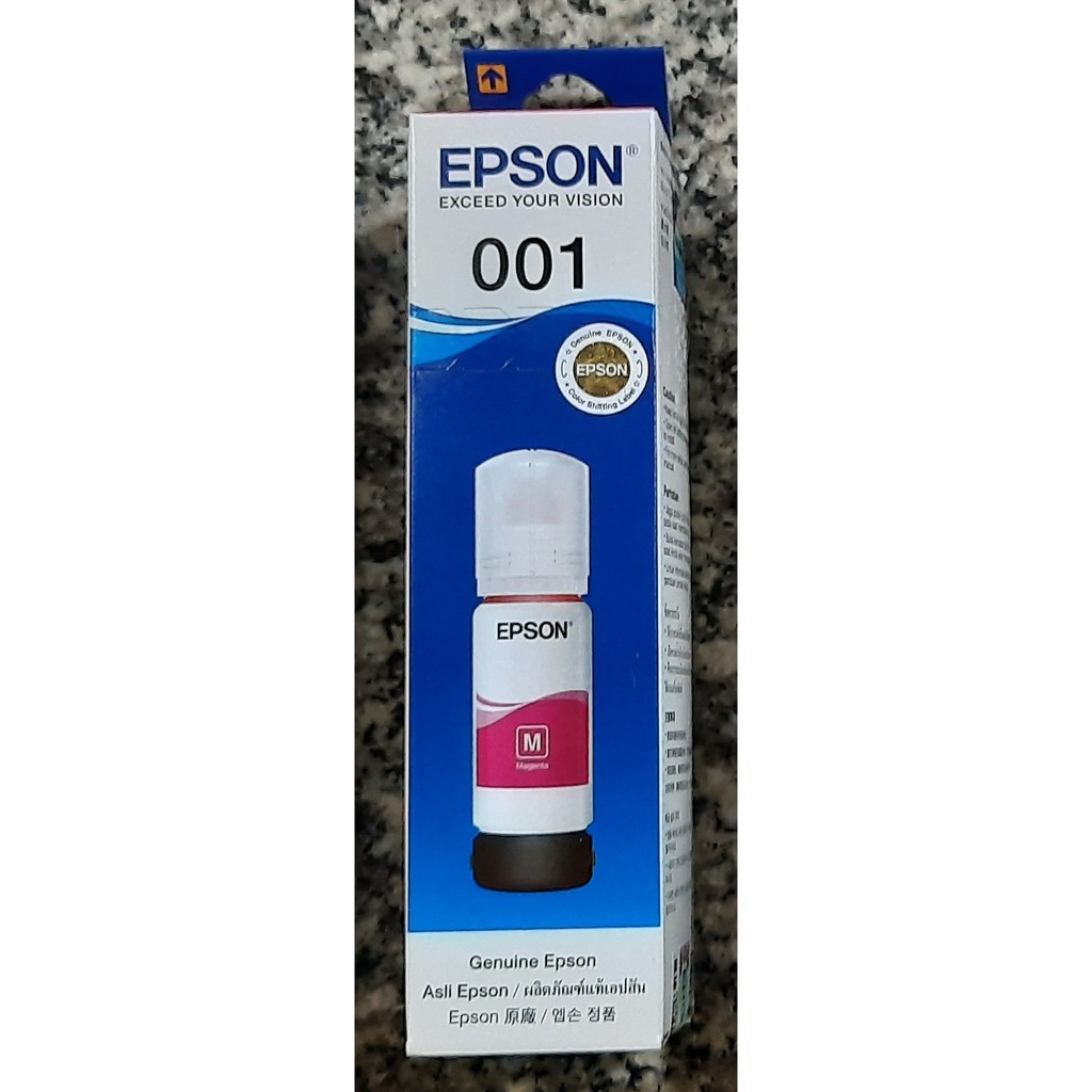 Jual Tinta Epson 001 Black Colour - ORIGINAL RESMI - Printer Epson ...