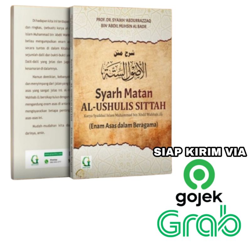 Jual Kitab Syarh Matan Al Ushulis Sittah - Griya Ilmu - Enam Asas dalam ...