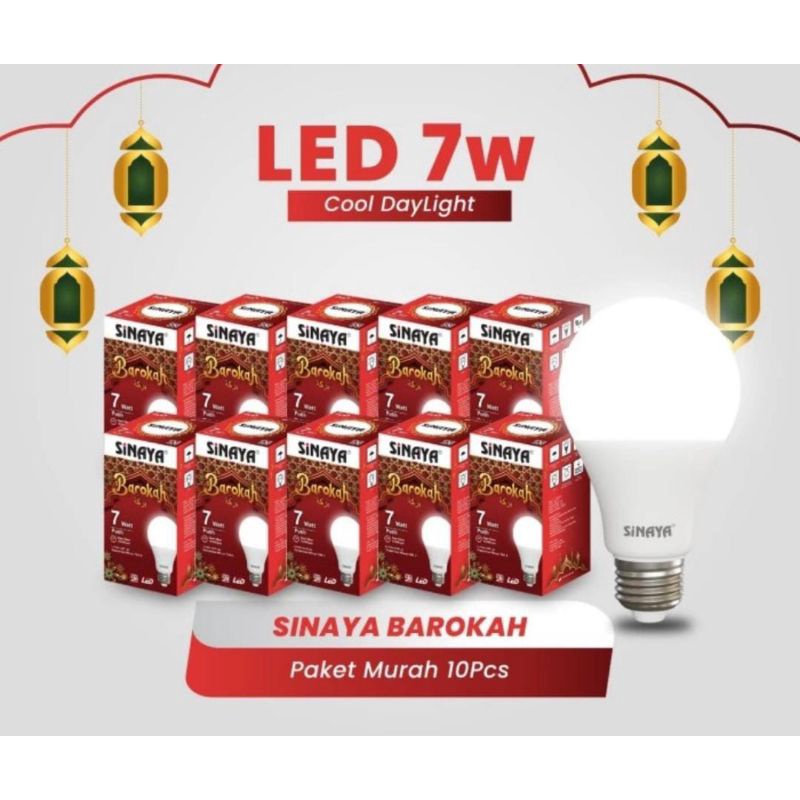 Jual Sinaya Barokah lampu led 7w (10pcs) | Shopee Indonesia