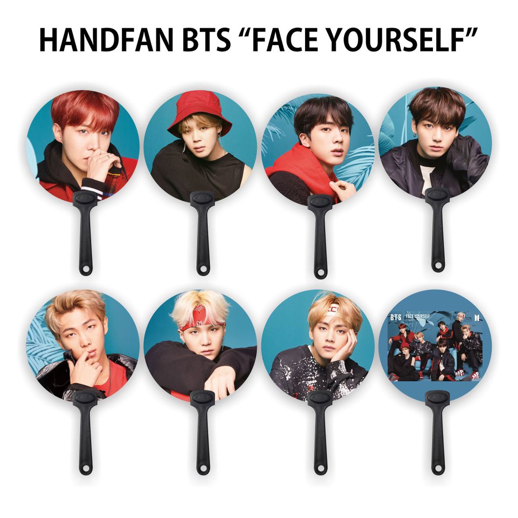 Jual KIPAS TANGAN / HANDFAN BTS FACE YOURSELF | Shopee Indonesia