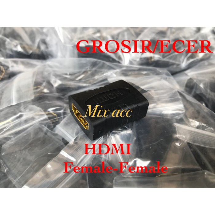 Jual GENDER HDMI FEMALE FEMALE / CONNECTOR HDMI / KONEKTOR HDMI / HDMI ...
