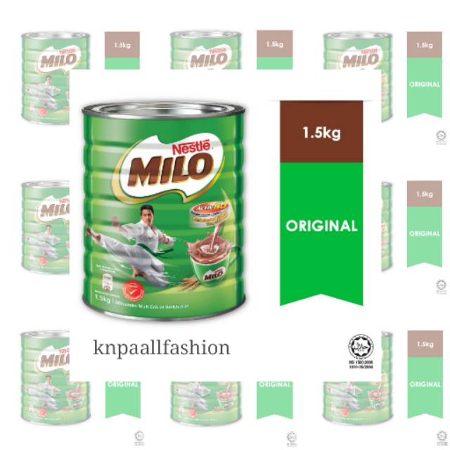 Jual MILO Kaleng Activ-Go 1.5kg Malaysia | Shopee Indonesia