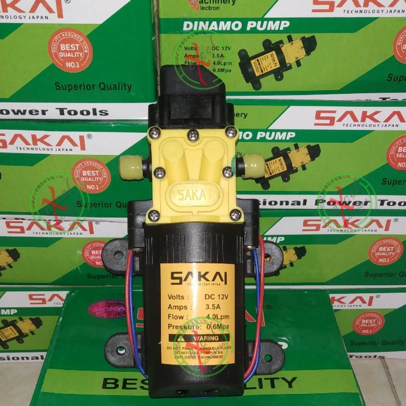 Jual POMPA AIR HIGH PRESSURE DOUBLE PUMP DC 12 VOLT | Shopee Indonesia